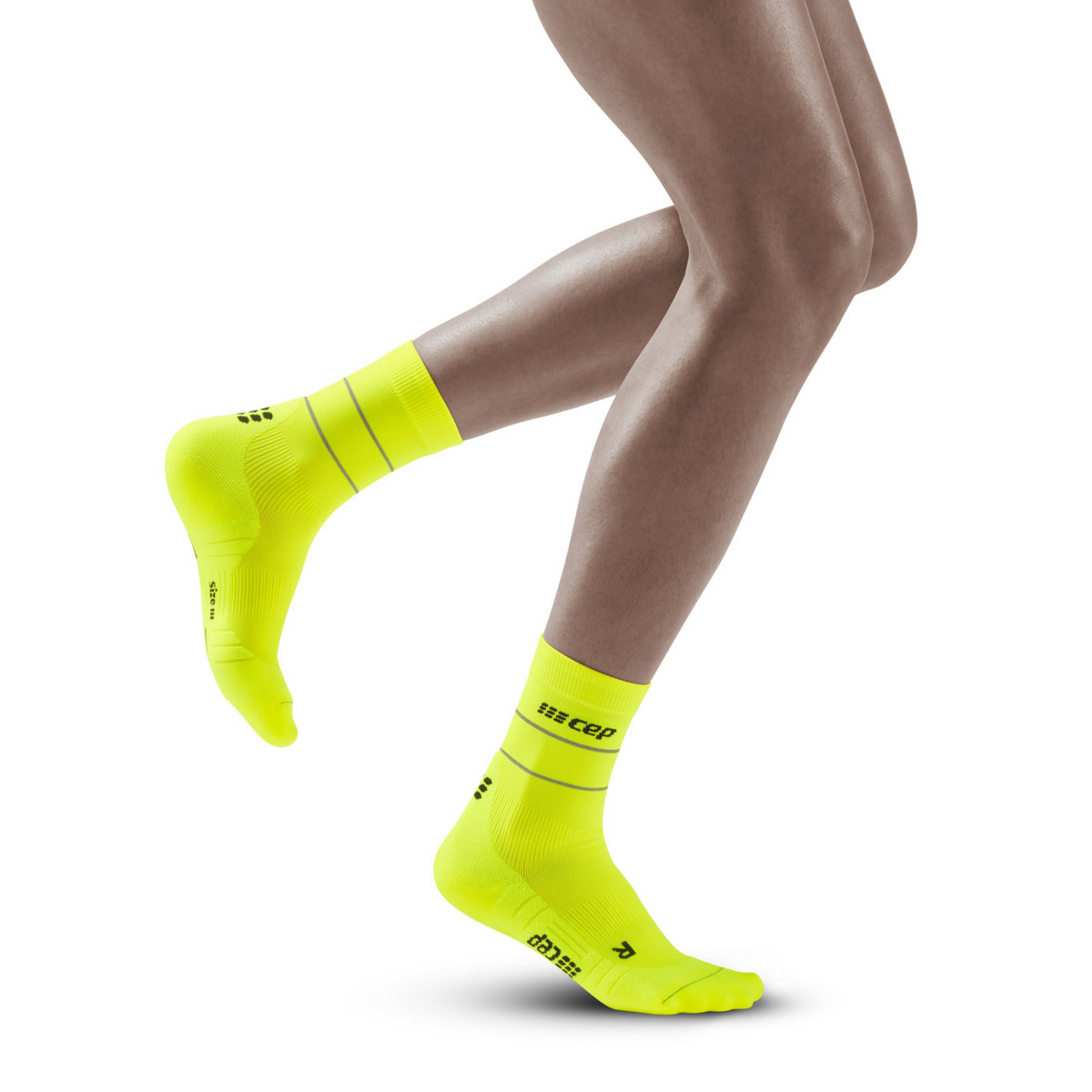 Reflective Mid Cut Compression Socks for Women | CEP Compression ...