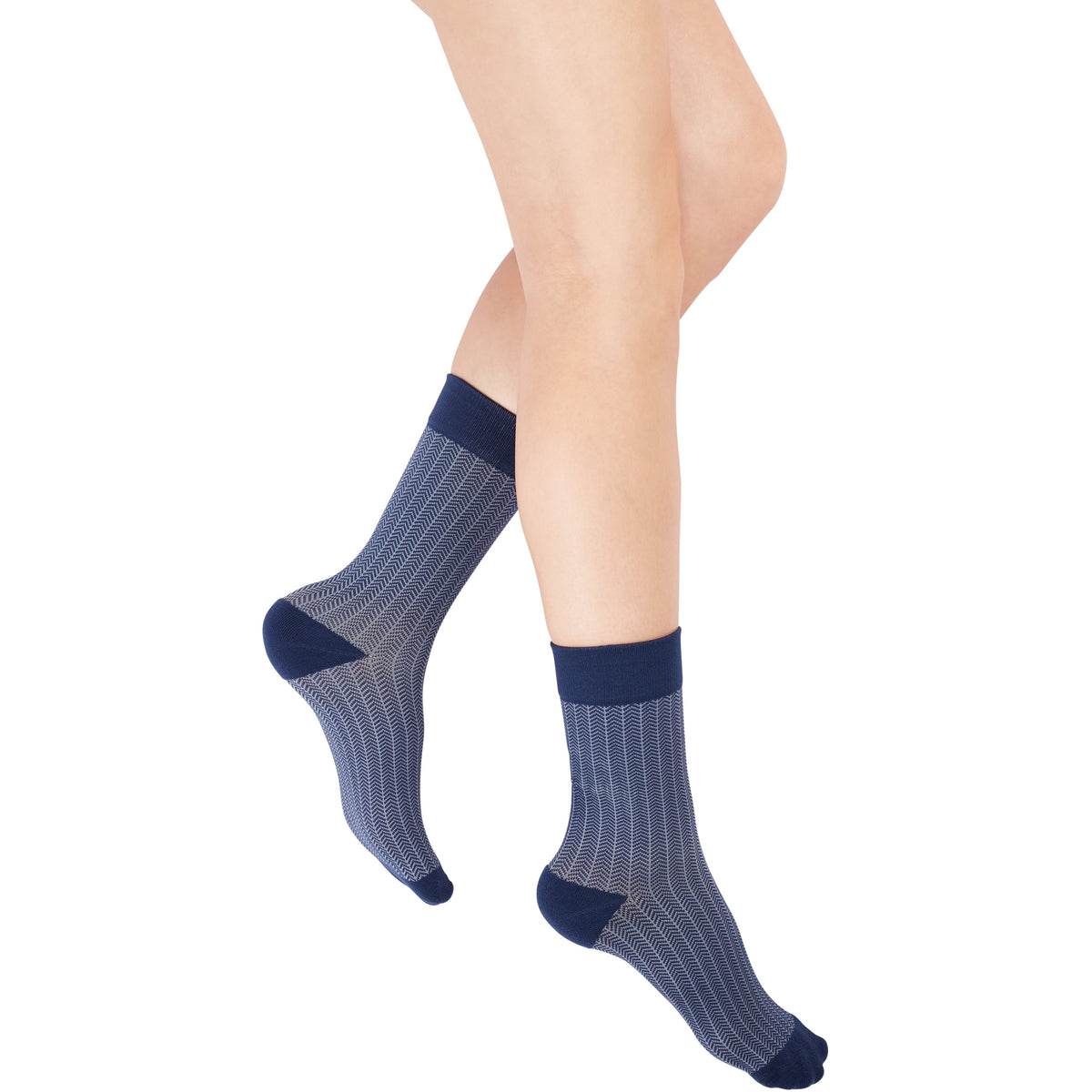 Rejuva® Herringbone Crew Compression Sock — BrightLife Direct
